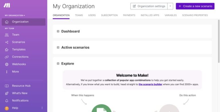 make(旧integromat)の使い方と料金！ノーコード自動化！ChatGPT活用の事例 | MiraLabAI