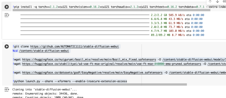 Stable Diffusion Web UIをGoogle Colabにインストールする方法と注意点 | MiraLabAI