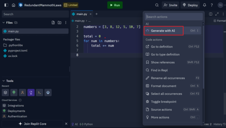 Replit Agentとは？使い方や日本語対応について！料金は無料プランあり | MiraLabAI