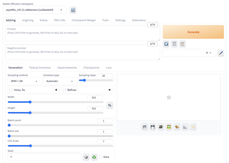 Stable Diffusion Web UIをGoogle Colabにインストールする方法と注意点 | MiraLabAI