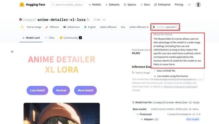 Hugging Faceとは？使い方と料金！ダウンロード方法やLoRAの探し方も解説 | MiraLabAI