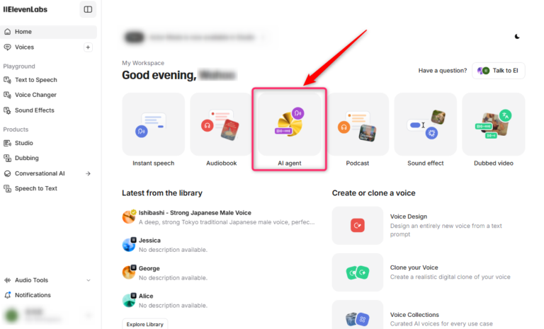 ElevenLabsの「Conversational AI」とは？使い方と料金！会話型AIエージェントが無料？ | MiraLabAI