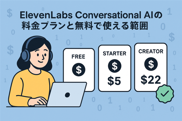ElevenLabsの「Conversational AI」とは？使い方と料金！会話型AIエージェントが無料？ | MiraLabAI