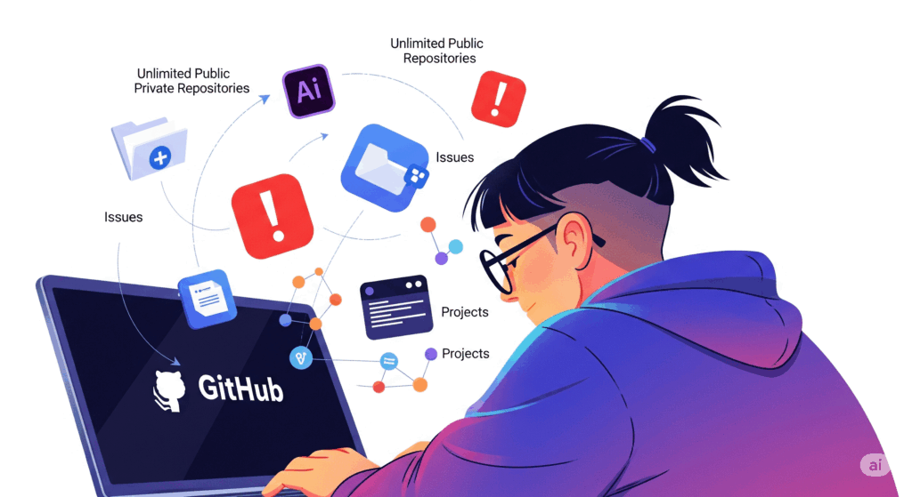 【初心者入門】GitHubの使い方と初回設定方法！無料でどこまで使えるか解説 | MiraLabAI