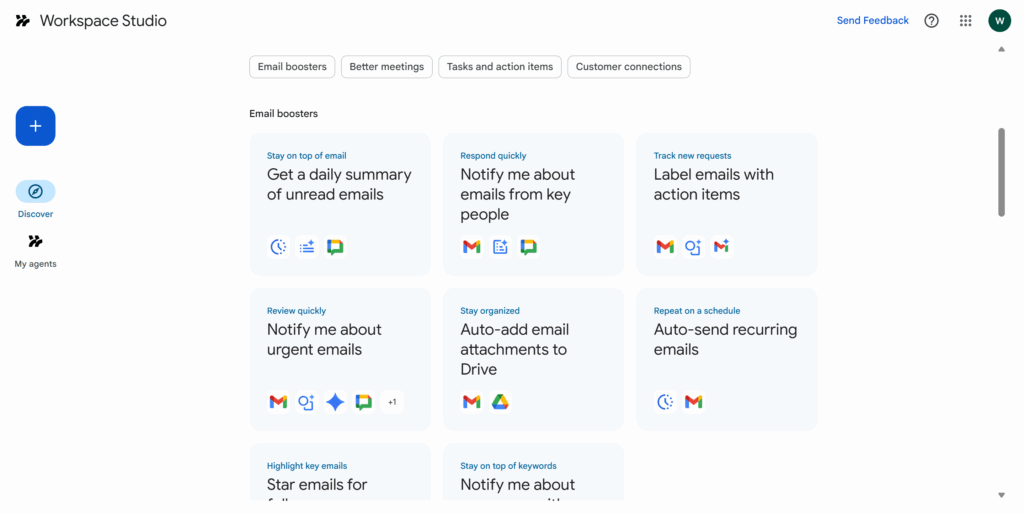 Google Workspace Studioとは？始め方や使い方と料金！個人利用や日本語は対応？ | MiraLabAI